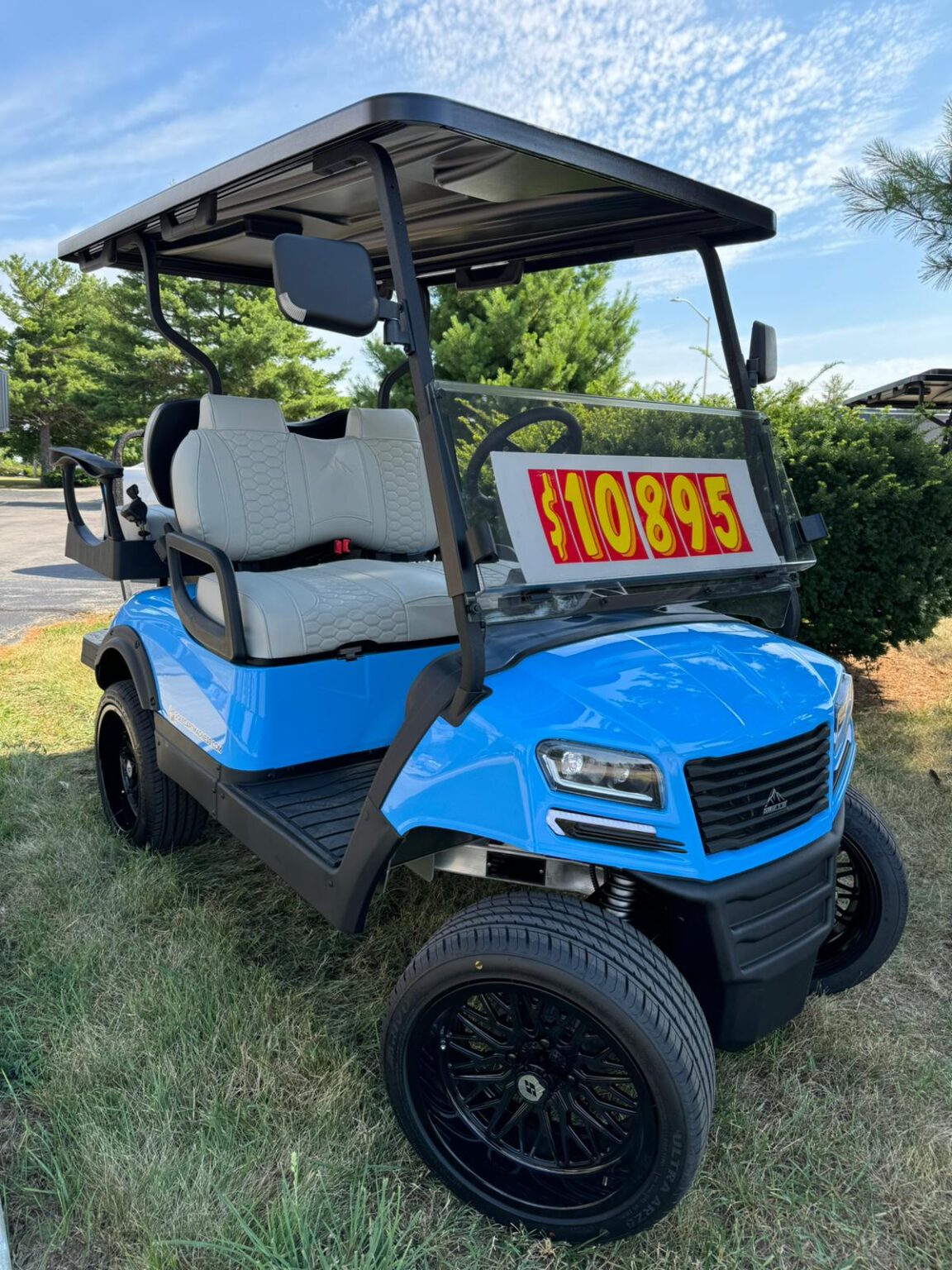 2024 Sierra AX2 Lithium - Light Sky Blue - Golf Cart Madness